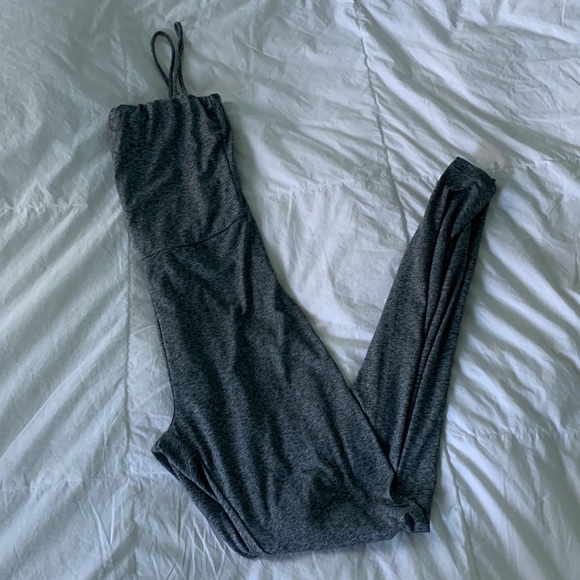 Fashion Nova | Pants & Jumpsuits | Fashion Nova Gray Body Suit | Poshmark